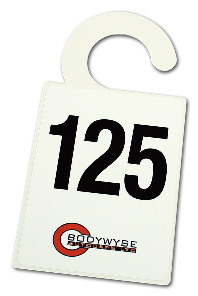 Large Numbered Mirror Hangers - Direct Supply Ltd