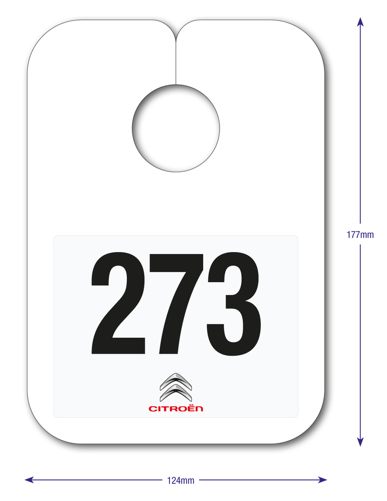 Numbered Mirror Hangers - Direct Supply Ltd