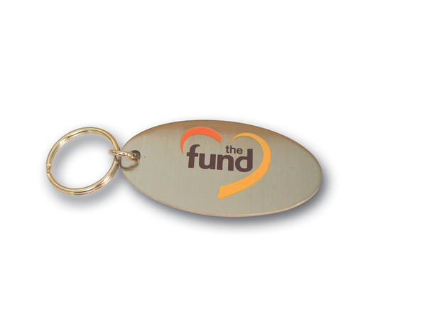 Oval Stainless Steel Keyrings - Direct Supply Ltd