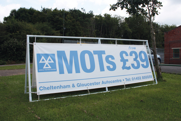 Banner Frame: Durable A Frame for 3x1m Banners - Direct Supply Ltd