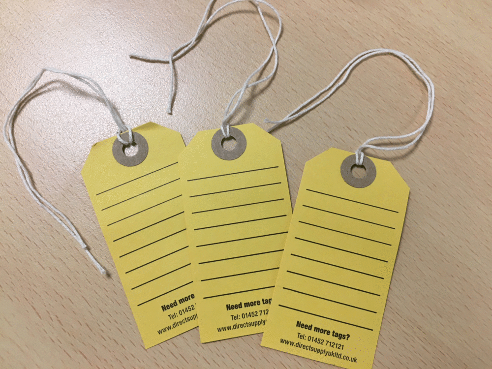 Self Fastening PLAIN Key Tag - Direct Supply Ltd