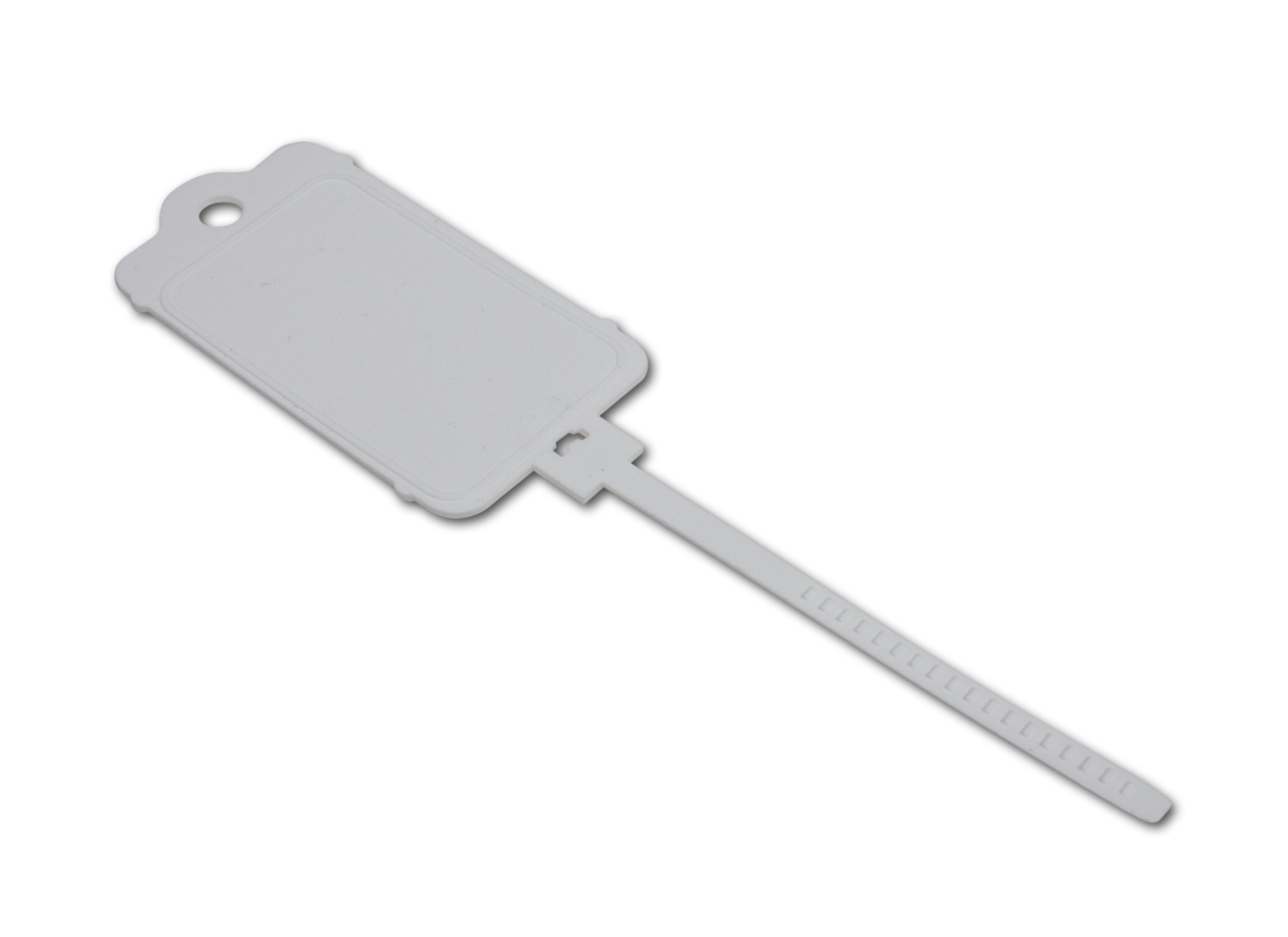 Self Fastening Unprinted Key Tag - 200 Tags Included - Direct Supply Ltd