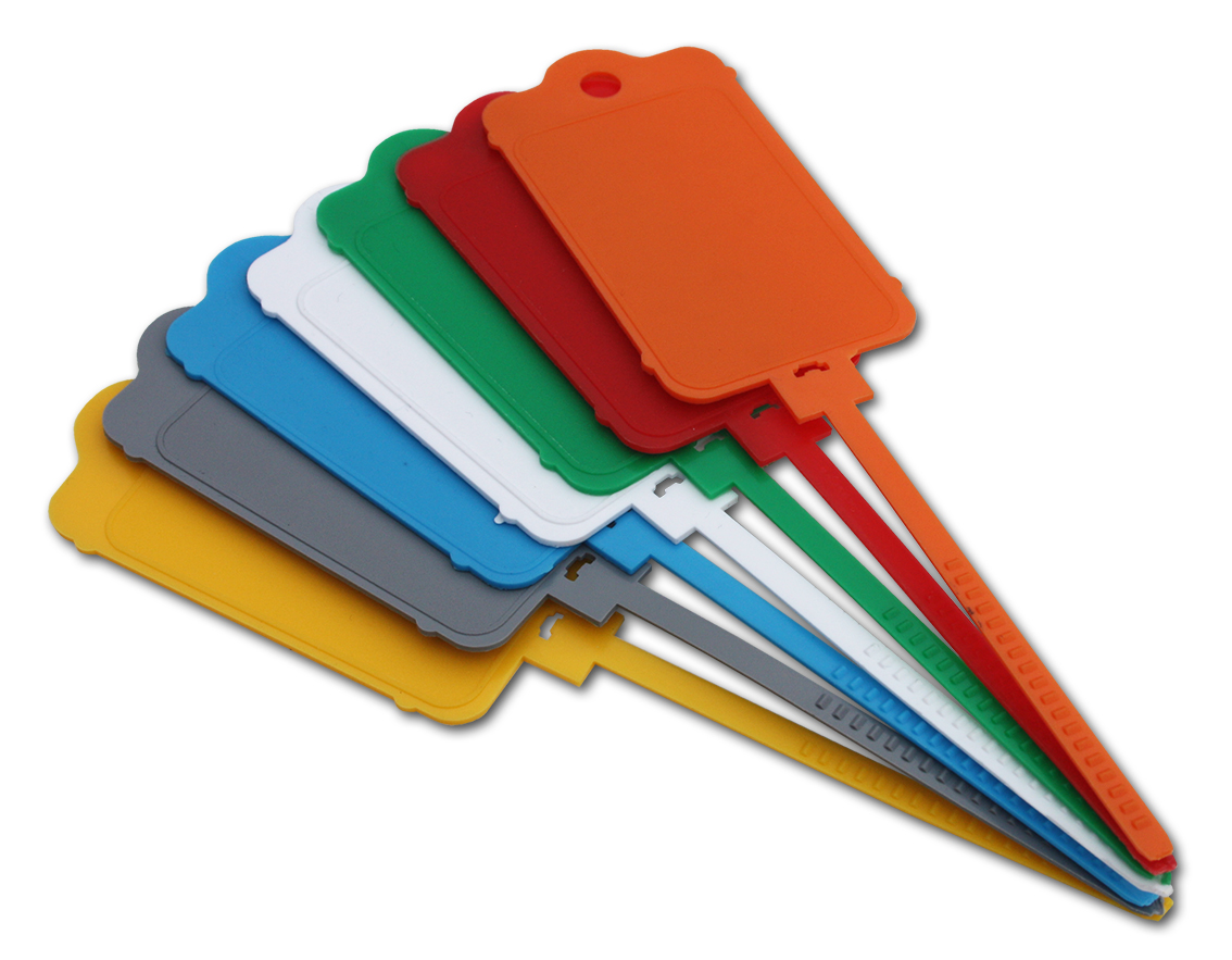Self Fastening Unprinted Key Tag - 200 Tags Included - Direct Supply Ltd